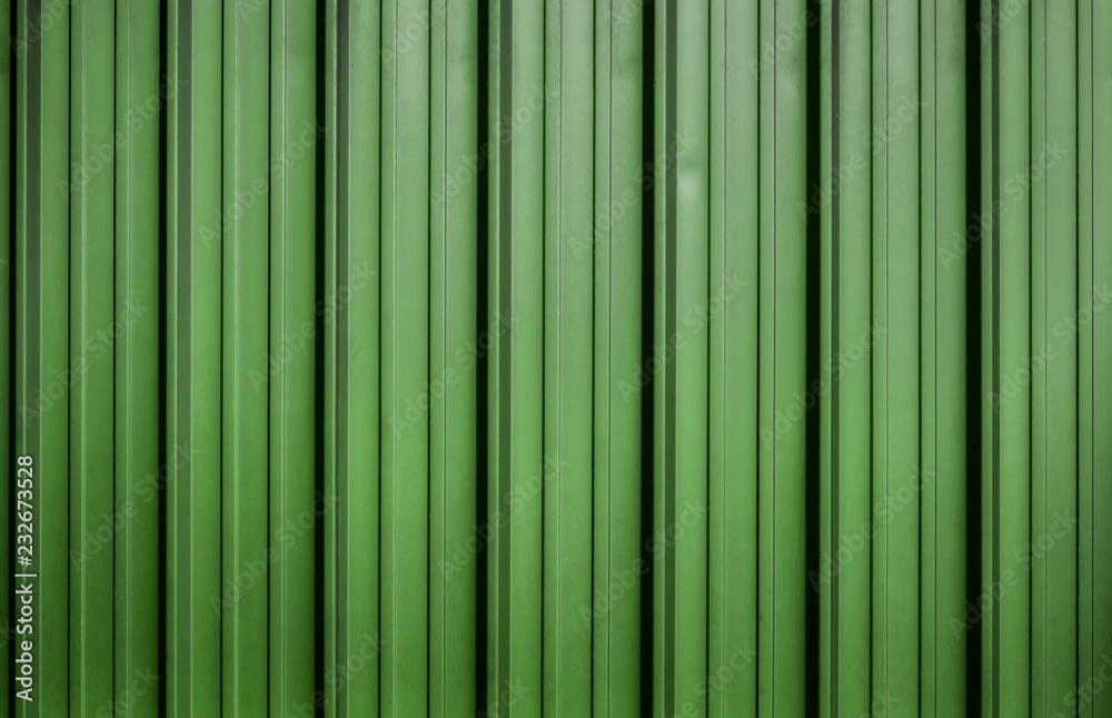 Green corrugated metal sheet texture background Stock Photo | Adobe Stock