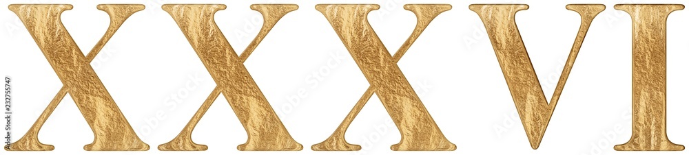 Thirty Six Roman Number