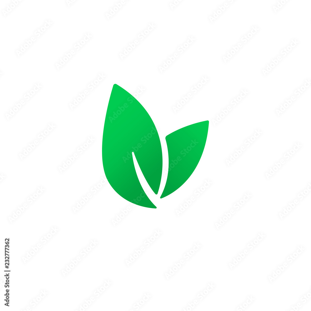 Organic Leaf Symbol