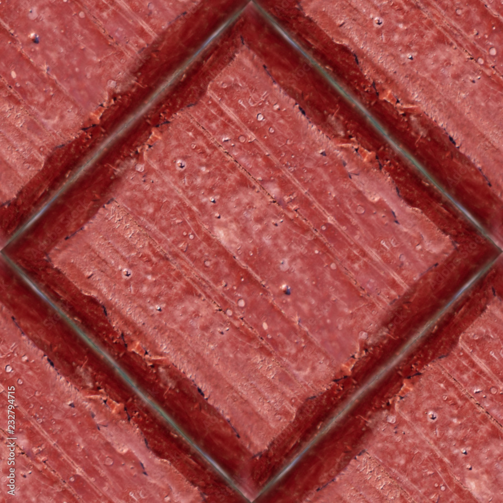 Seamless photo texture of red wooden tiles with oil stains Stock Photo ...