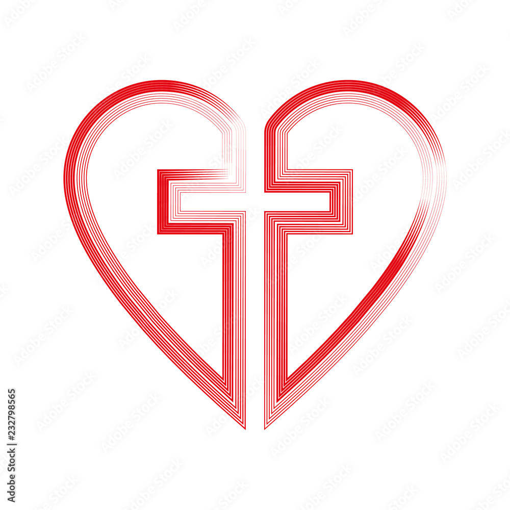 Heart With Cross Inside