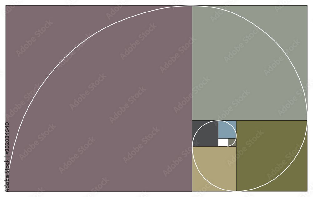 Golden ratio known as golden cut as well Stock Vector | Adobe Stock