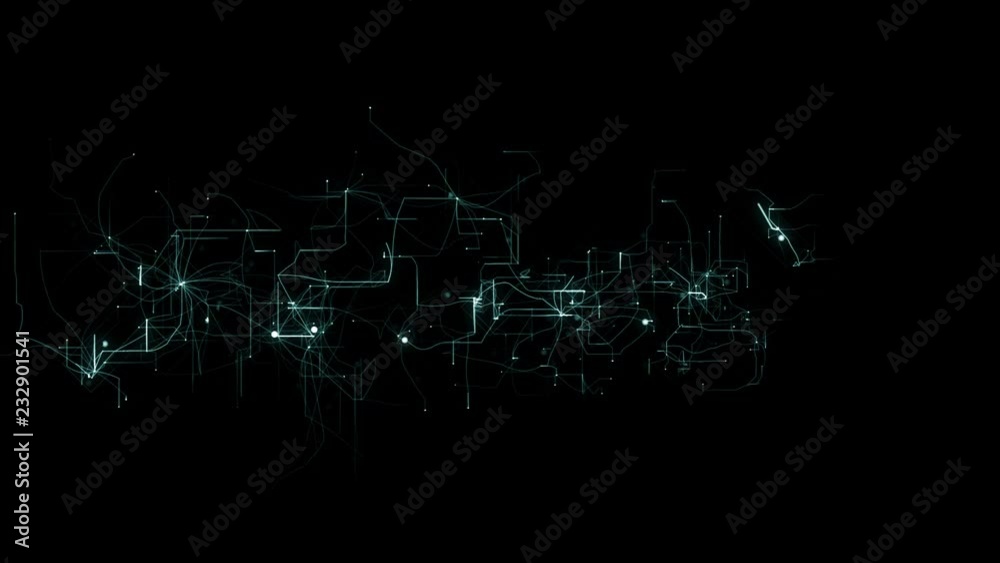 4k lightning electromagnetic wire energy field,Blue electrons,Circuit ...