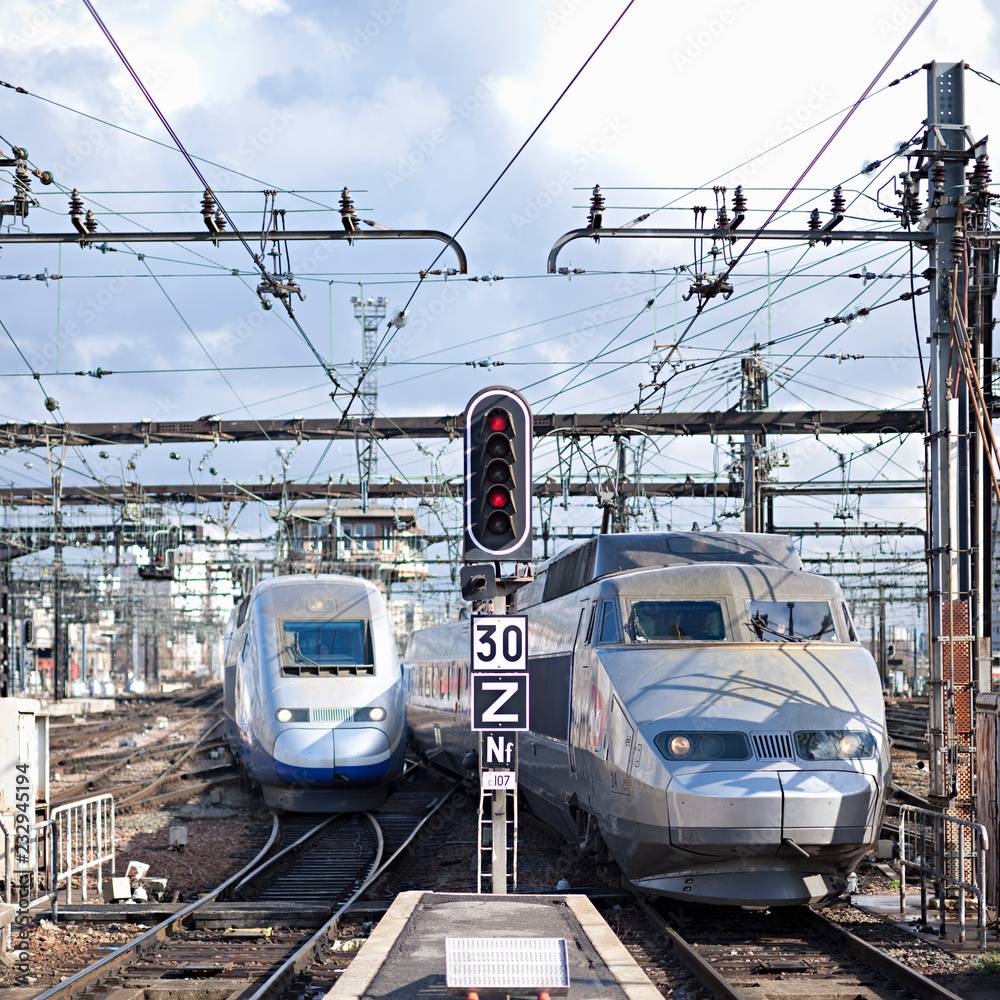 TGV trains Stock Photo | Adobe Stock
