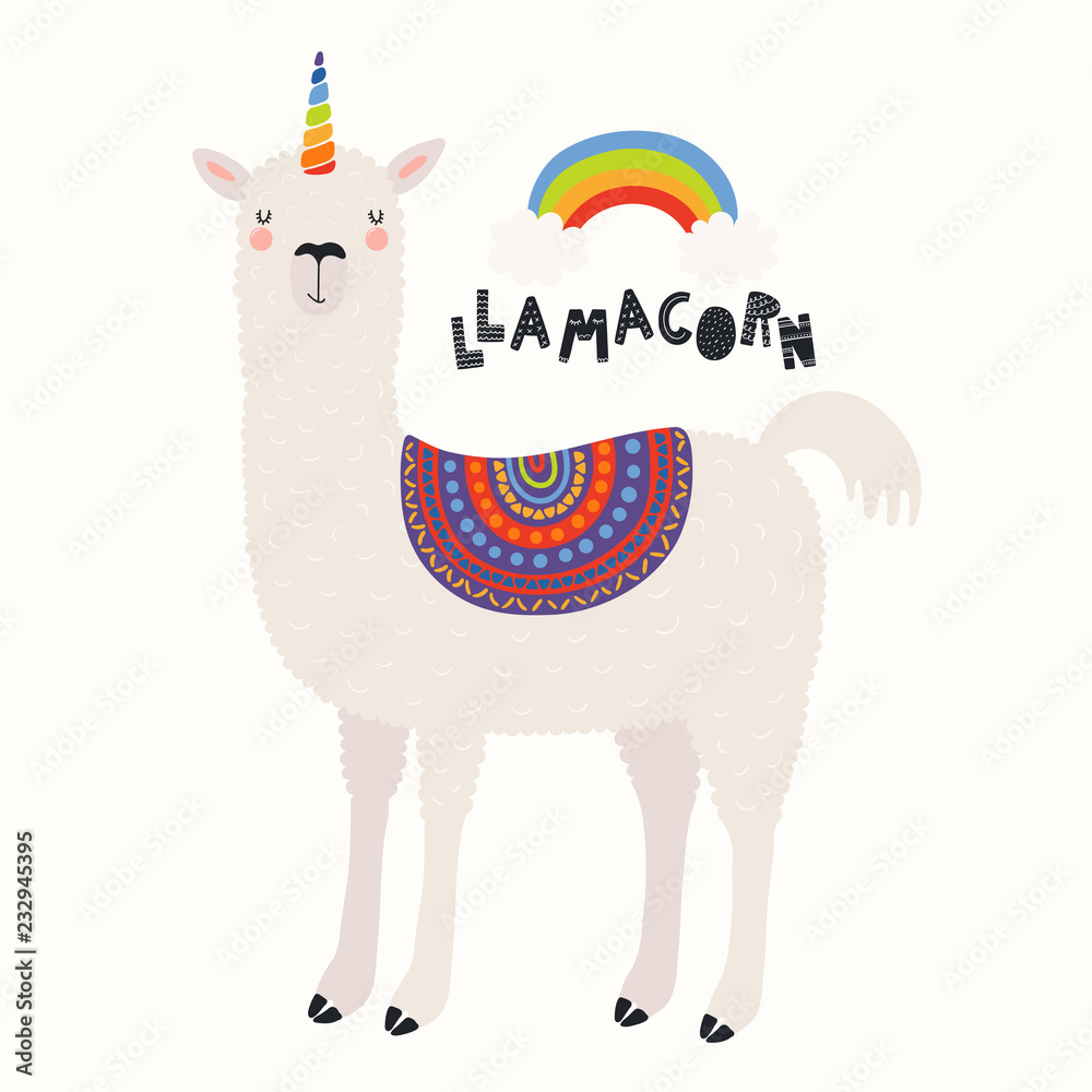 Rainbow Llamacorn