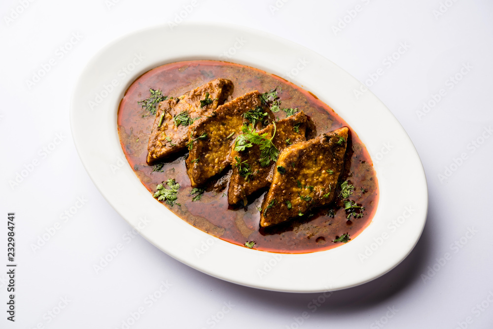Patodi Rassa Bhaji or patwadi Sabji, a popular Maharashtrian spicy ...