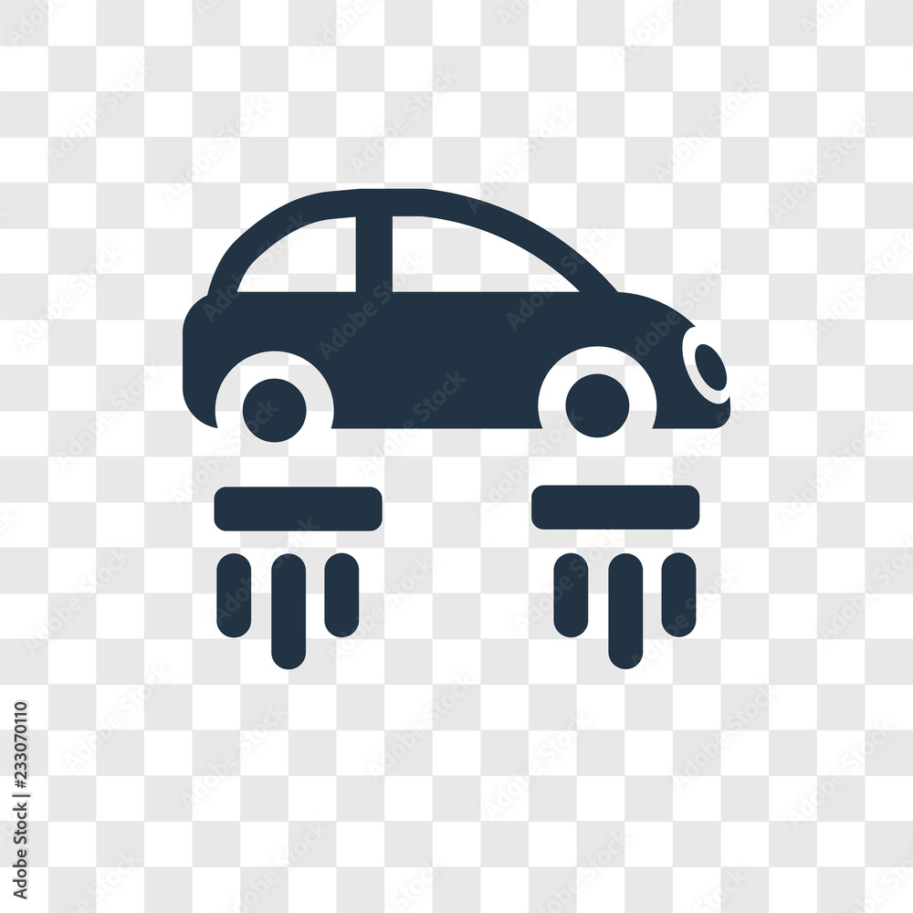 Flying car vector icon isolated on transparent background, Flying car ...