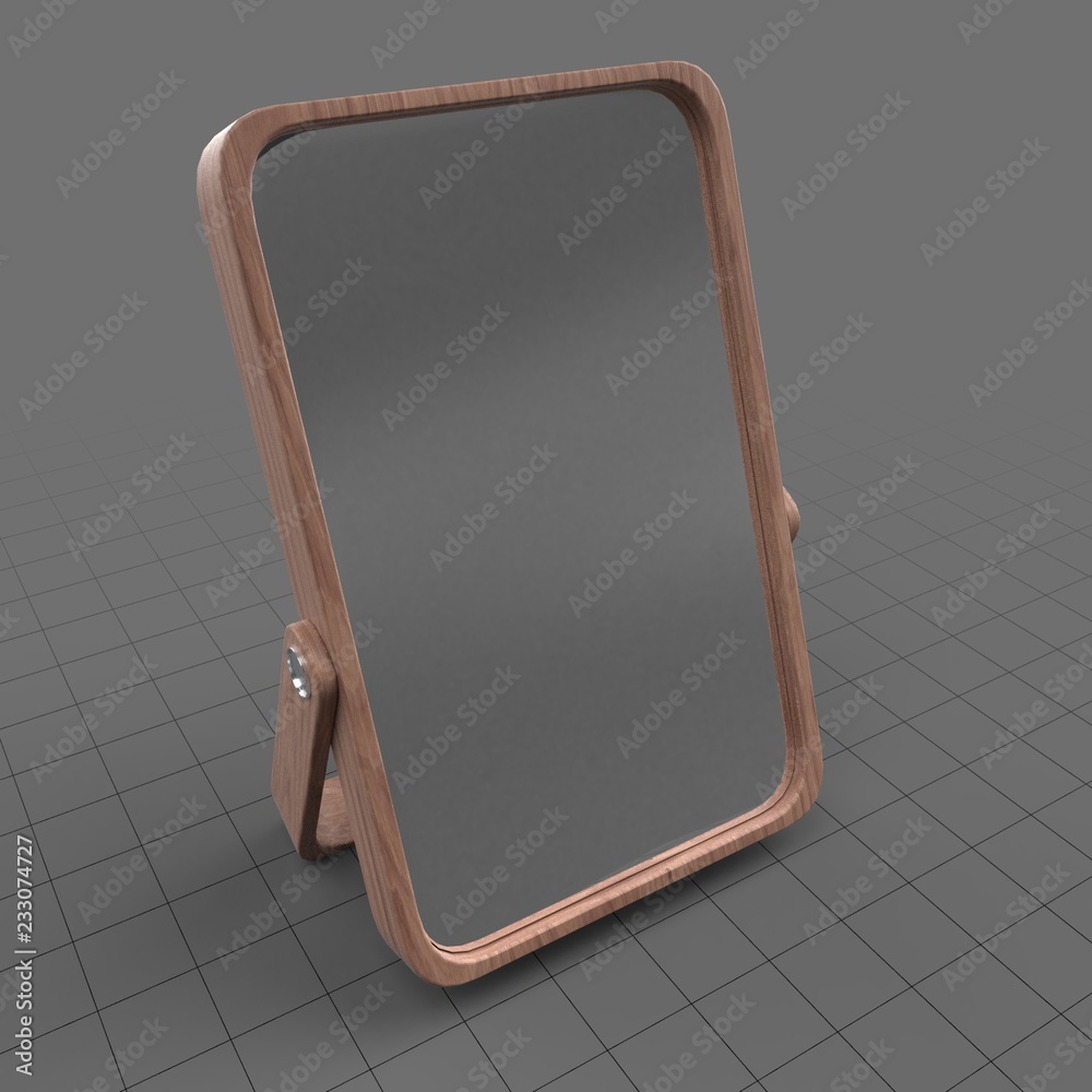 Table mirror Stock 3D asset | Adobe Stock
