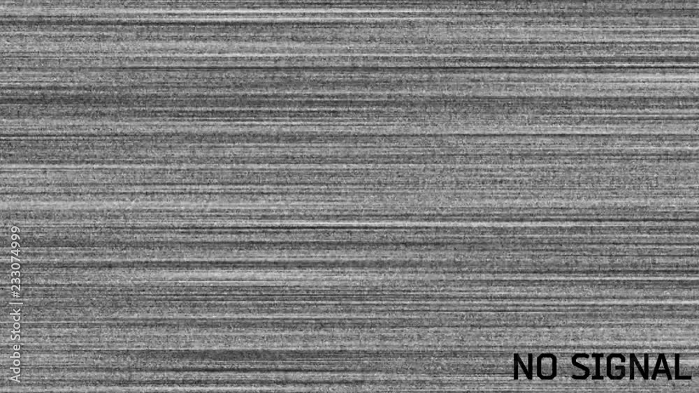 No Signal Low Signal Tv Pattern. VHS TV Noise Footage, black and white ...
