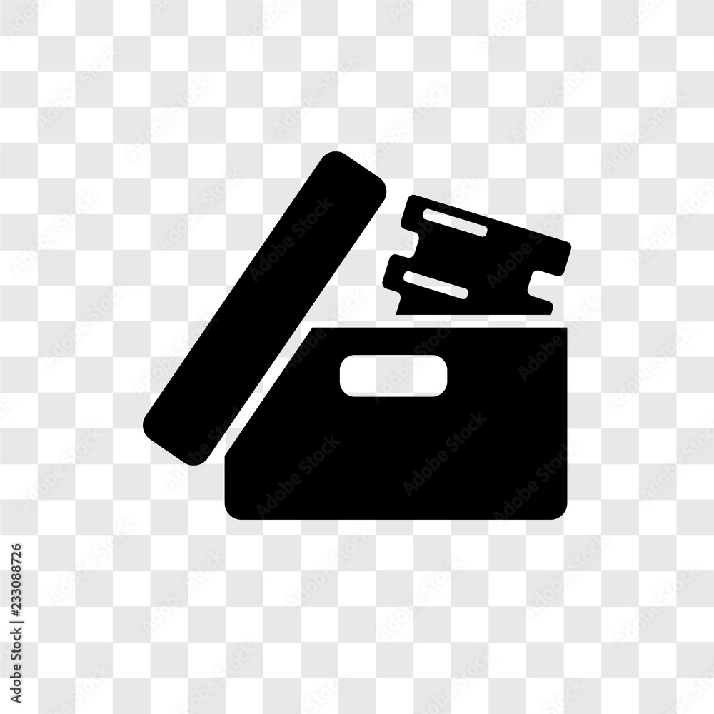 Storage vector icon isolated on transparent background, Storage ...