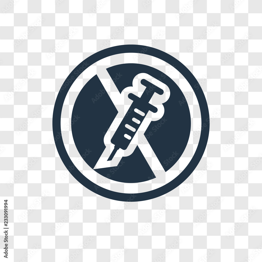 Syringe vector icon isolated on transparent background, Syringe ...