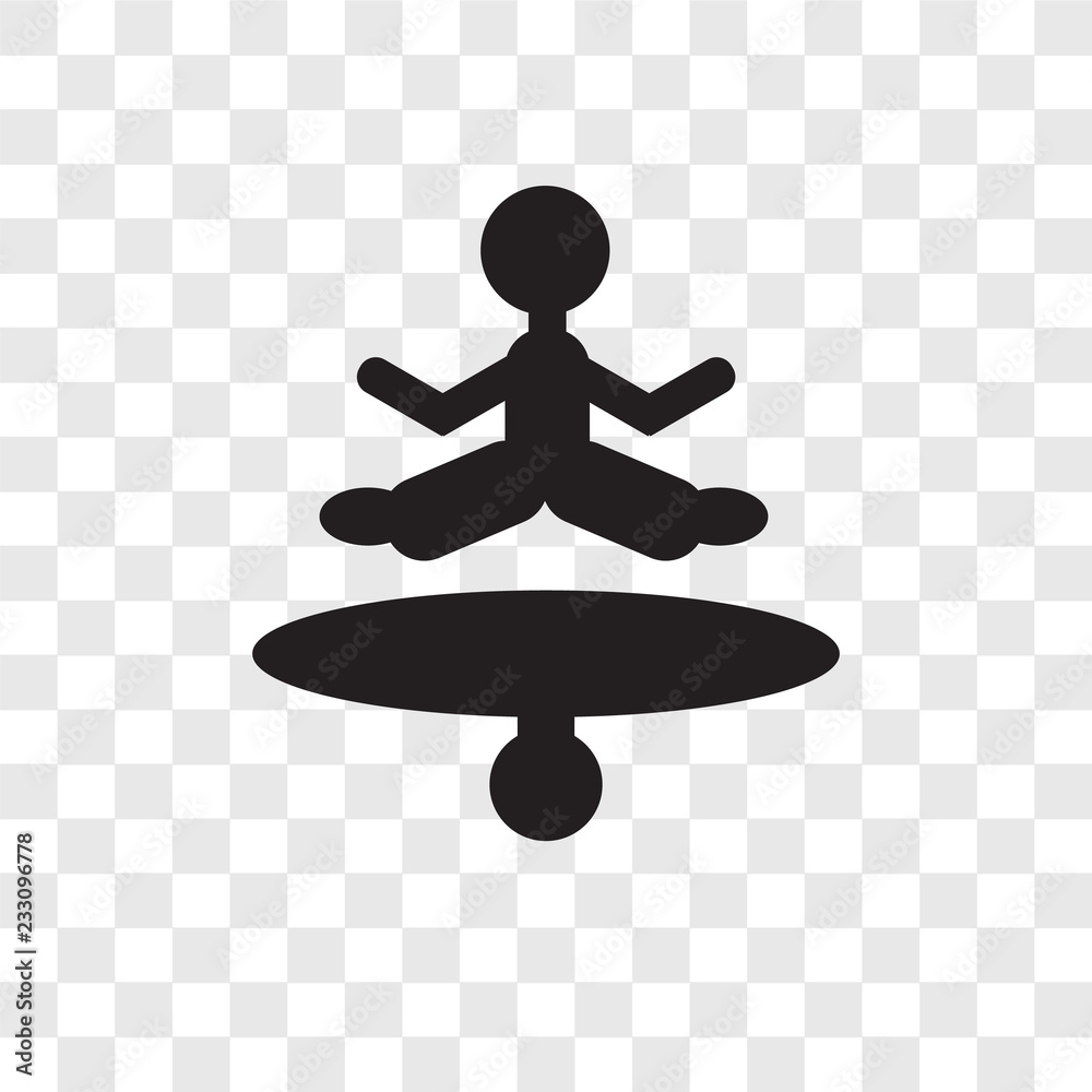 Jumping man vector icon isolated on transparent background, Jumping man ...