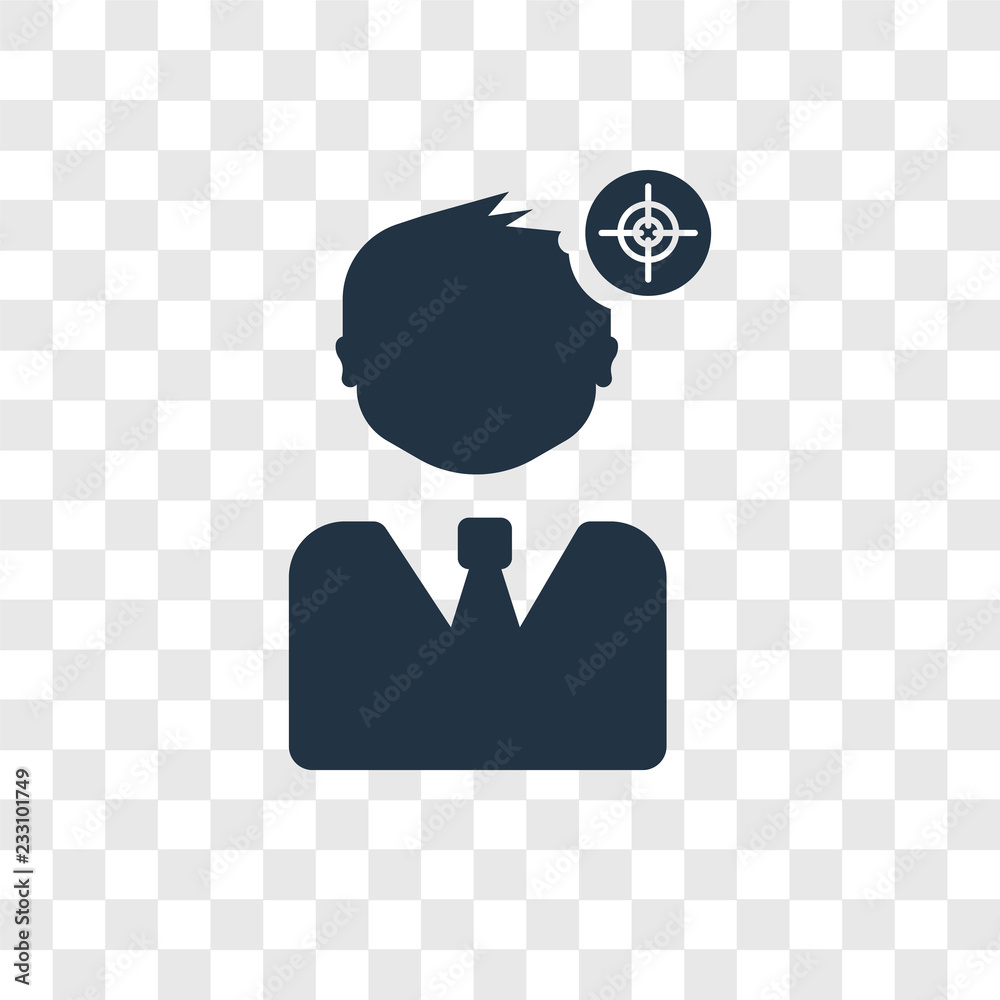 Target vector icon isolated on transparent background, Target ...