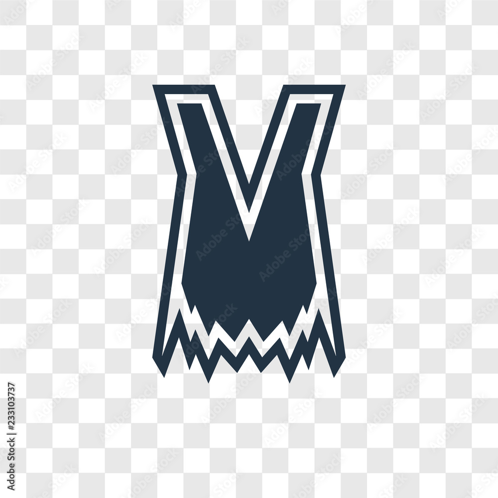 Clothes vector icon isolated on transparent background, Clothes ...