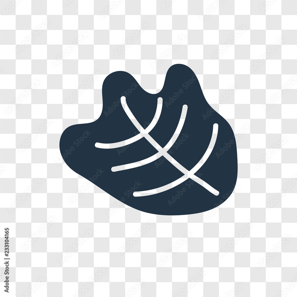 Fossil vector icon isolated on transparent background, Fossil ...