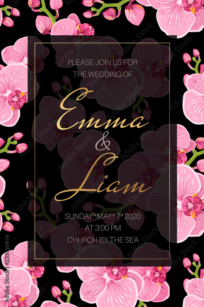 Fuschia Pink Wedding Background