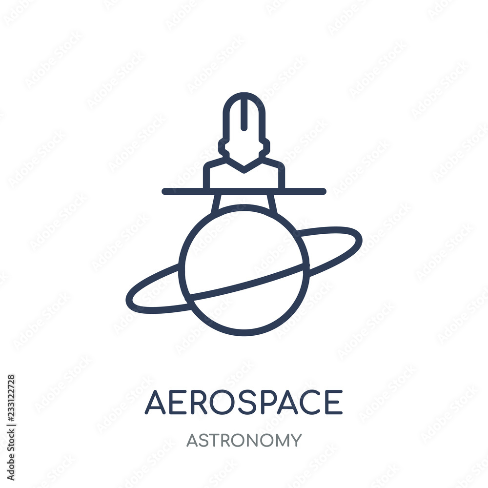 aerospace icon. aerospace linear symbol design from Astronomy ...