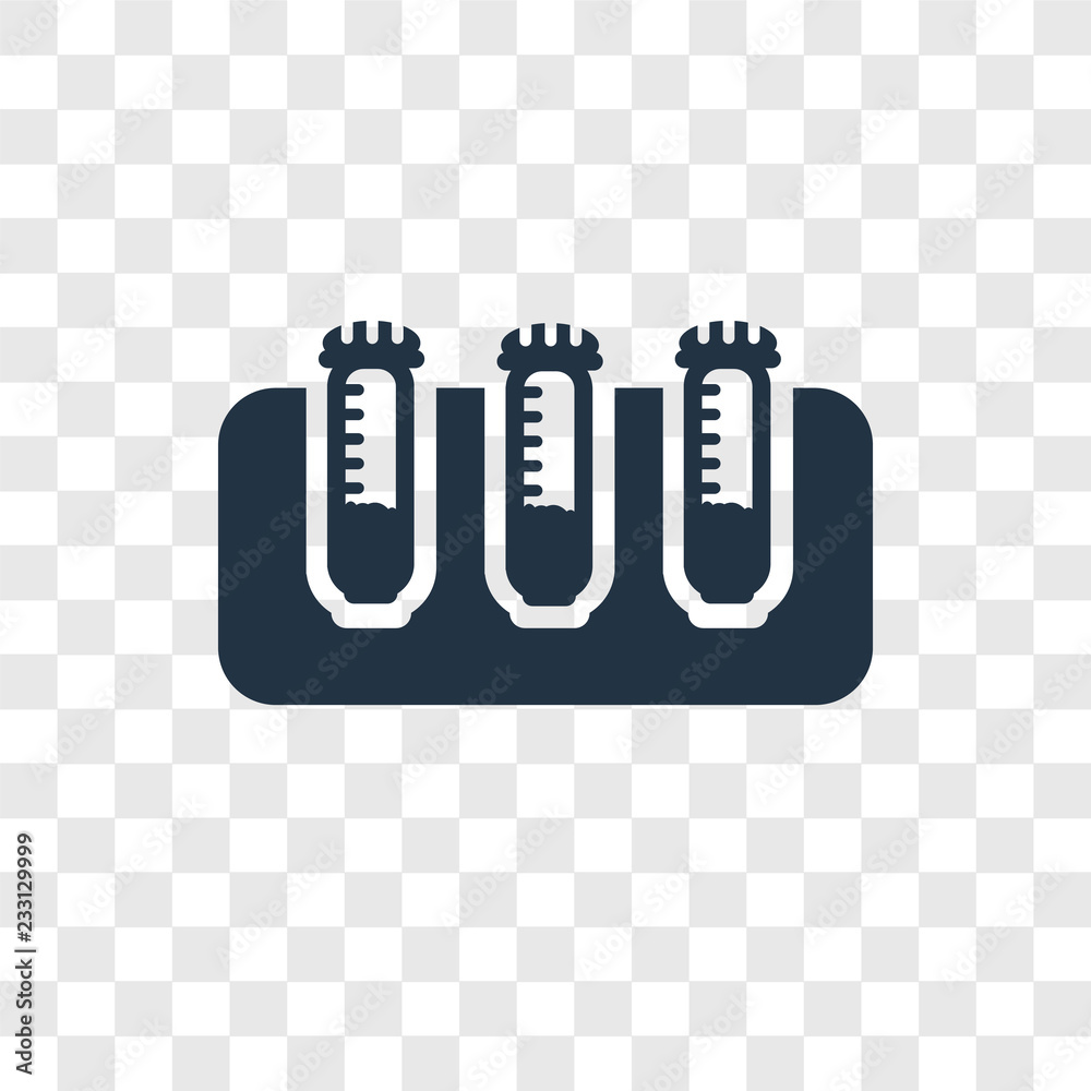 Blood sample vector icon isolated on transparent background, Blood ...