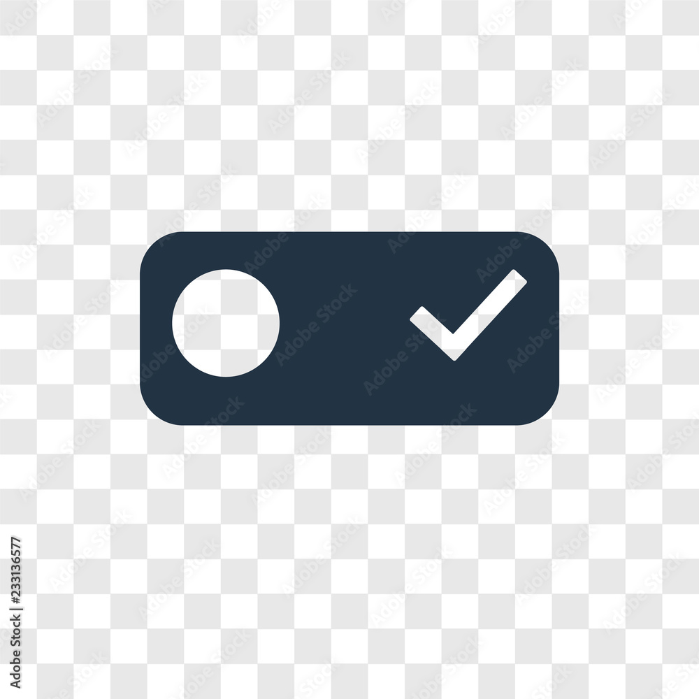 Switch vector icon isolated on transparent background, Switch ...