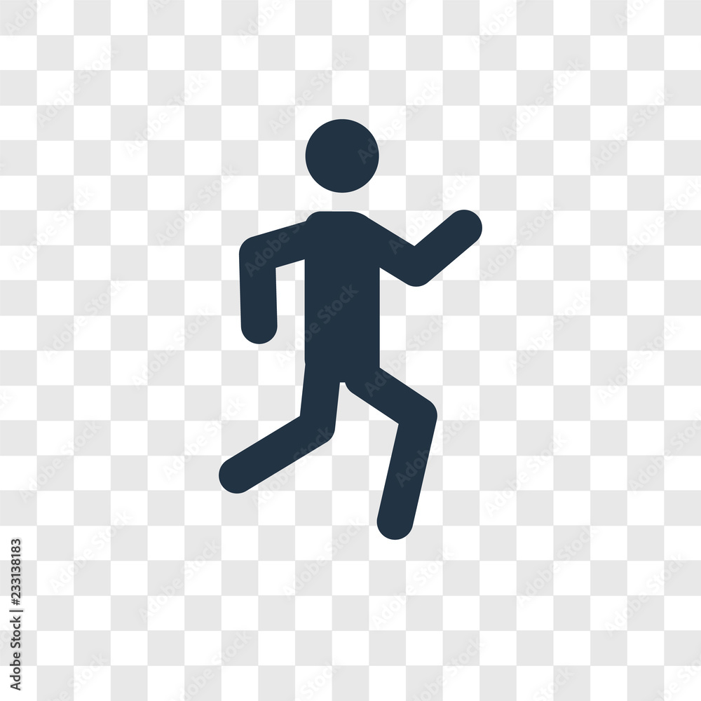 Sprint vector icon isolated on transparent background, Sprint ...