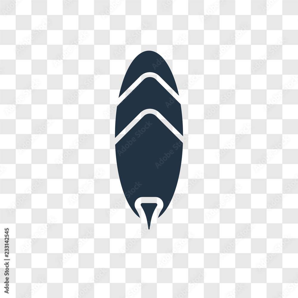 Surf vector icon isolated on transparent background, Surf transparency ...
