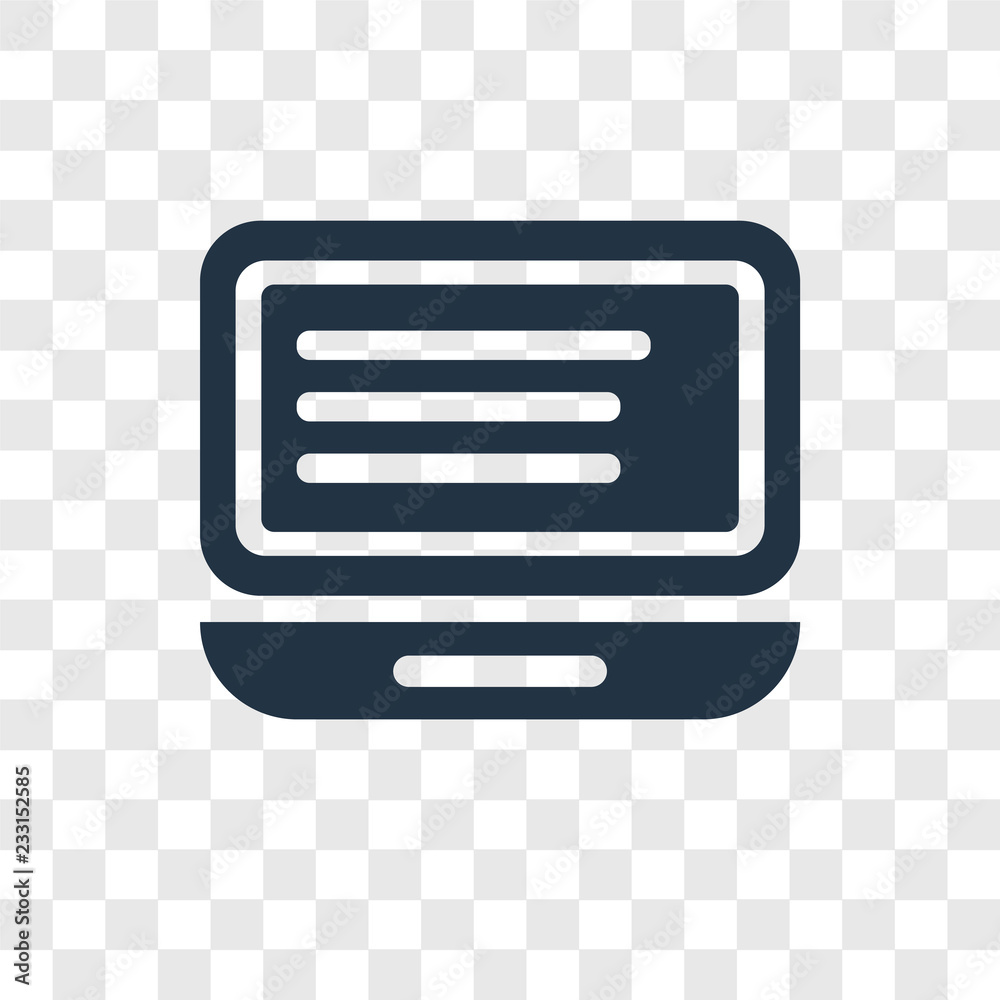 Code listing vector icon isolated on transparent background, Code ...