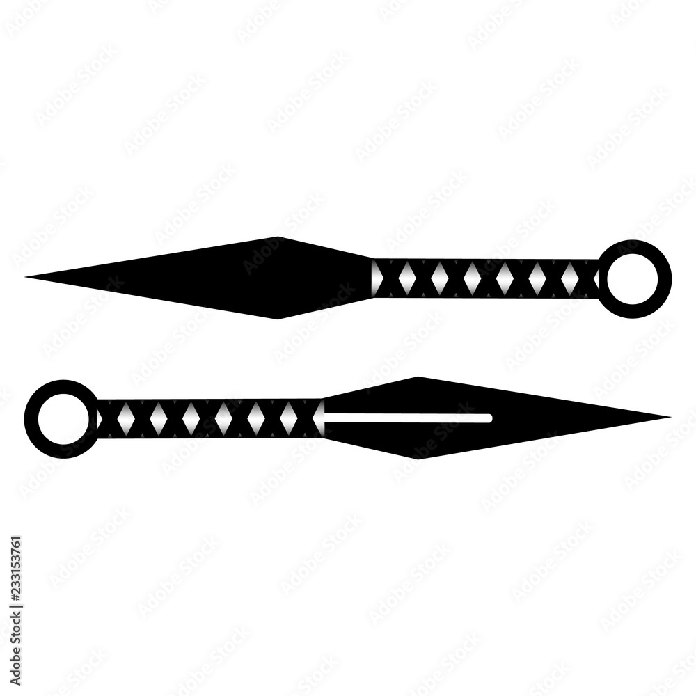 Ninja Weapons Vector