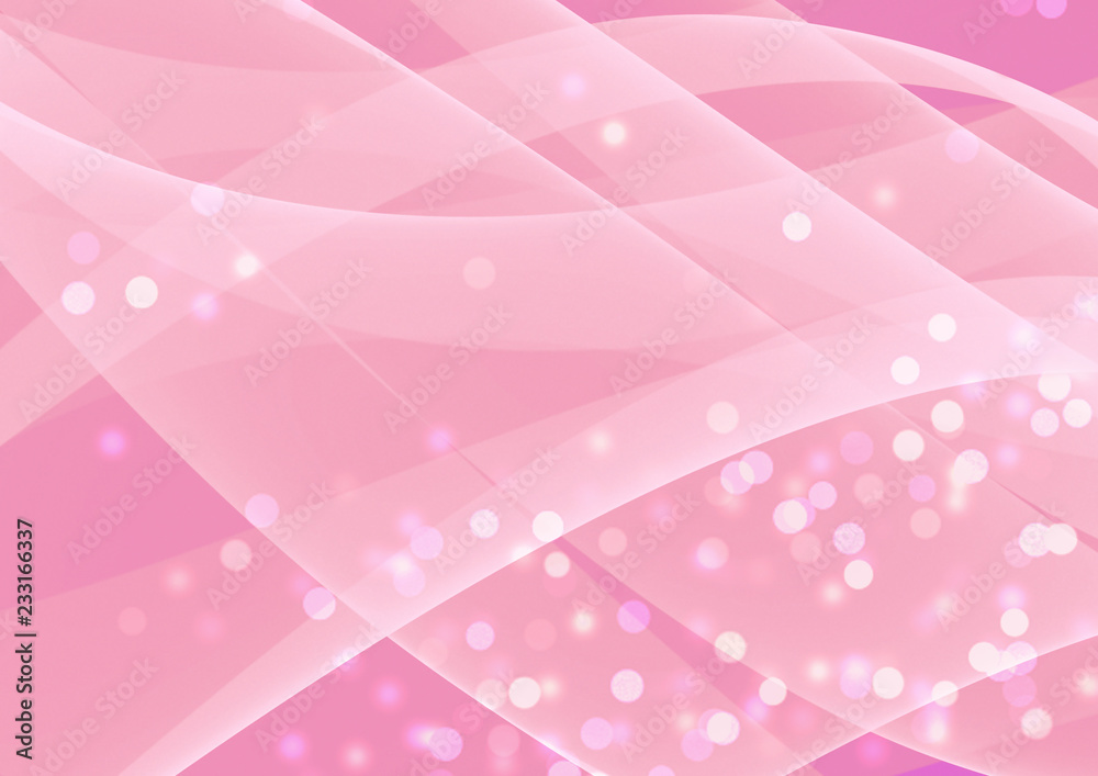 Pink curved abstract lines on a light background. Stock Illustration ...