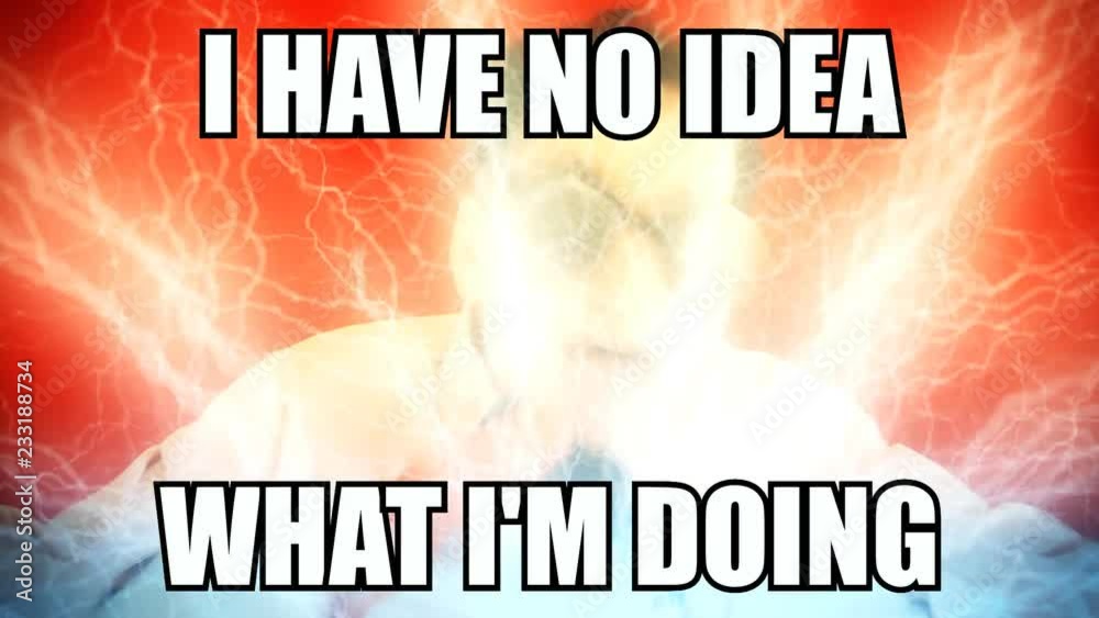 A pop internet culture reaction gif meme: a crazy man carelessly ...