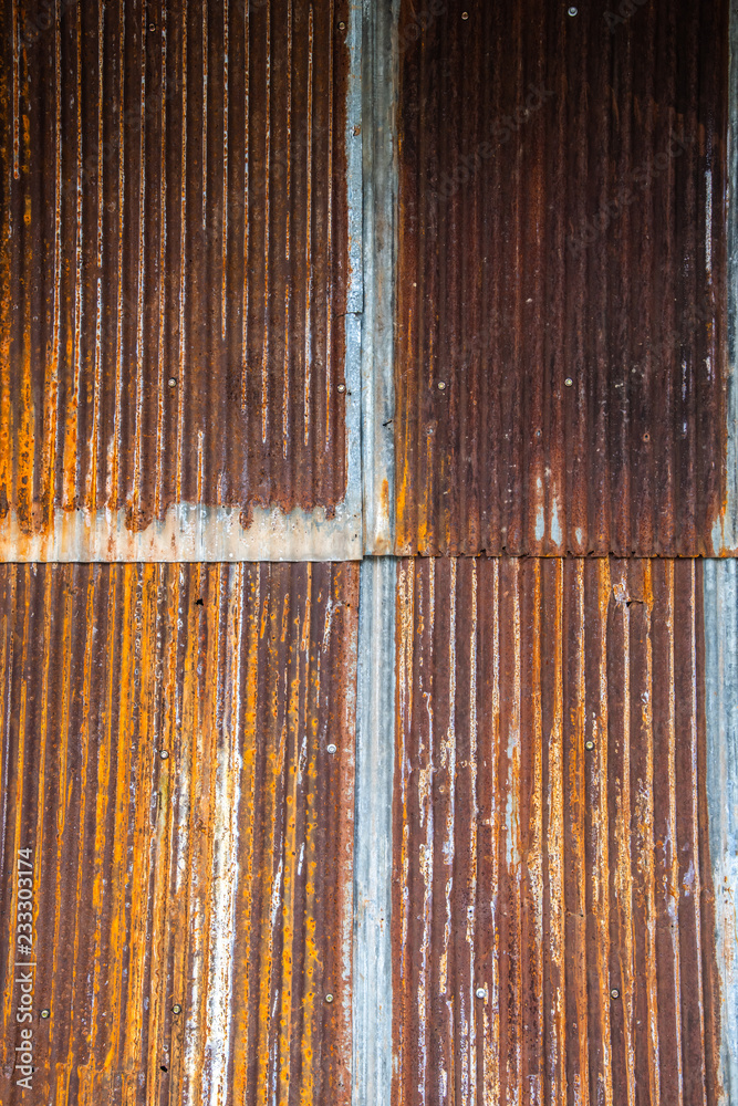 Weathered Zinc Sheeting