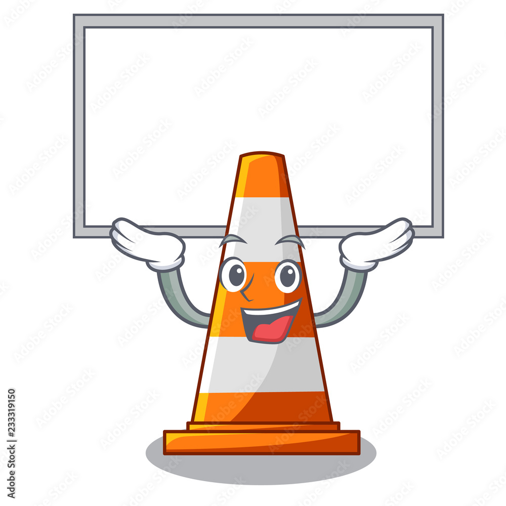 Safety Cone Cartoon