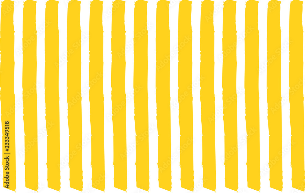 Lineas de trazo de pintura amarillo. Stock Vector | Adobe Stock