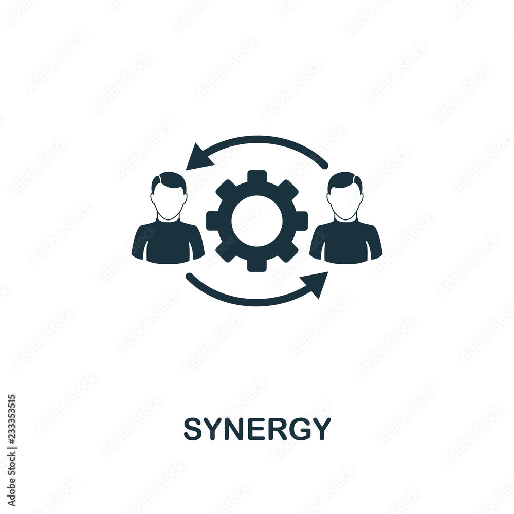Synergy icon. Premium style design from teamwork icon collection. UI ...