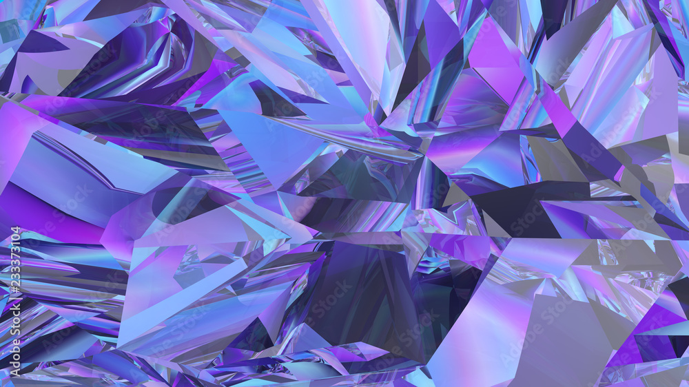 Abstract crystal background, radiant texture, faceted gem, polygonal ...