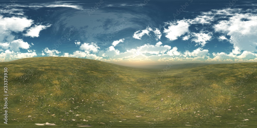 HDRI, environment map , Round panorama, spherical panorama, equidistant ...