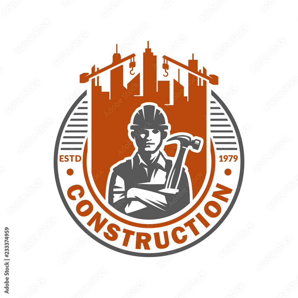 Vector of Construction Logo Design Template, suitable for Construction ...