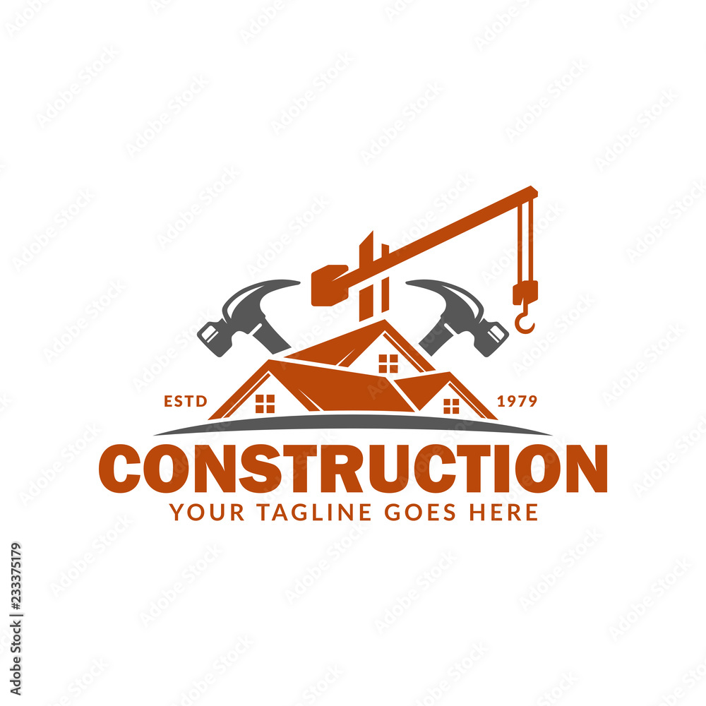 Vector of Construction Logo Design Template, suitable for Construction ...