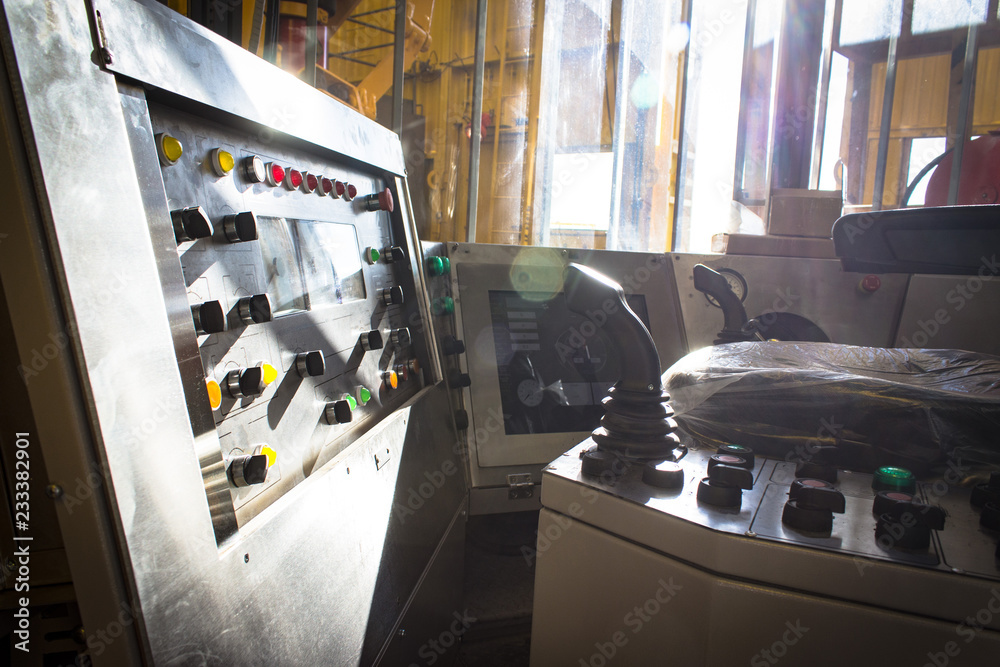 drilling rig control unit electro-pneumatic Stock Photo | Adobe Stock