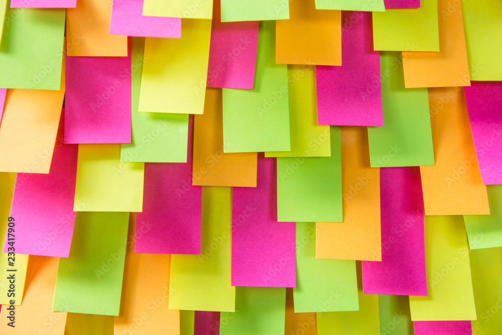 Multi colored Post note sticker, paper note, post it, sticky notes ... Multi colored Post note sticker, paper note, post it, sticky notes ...