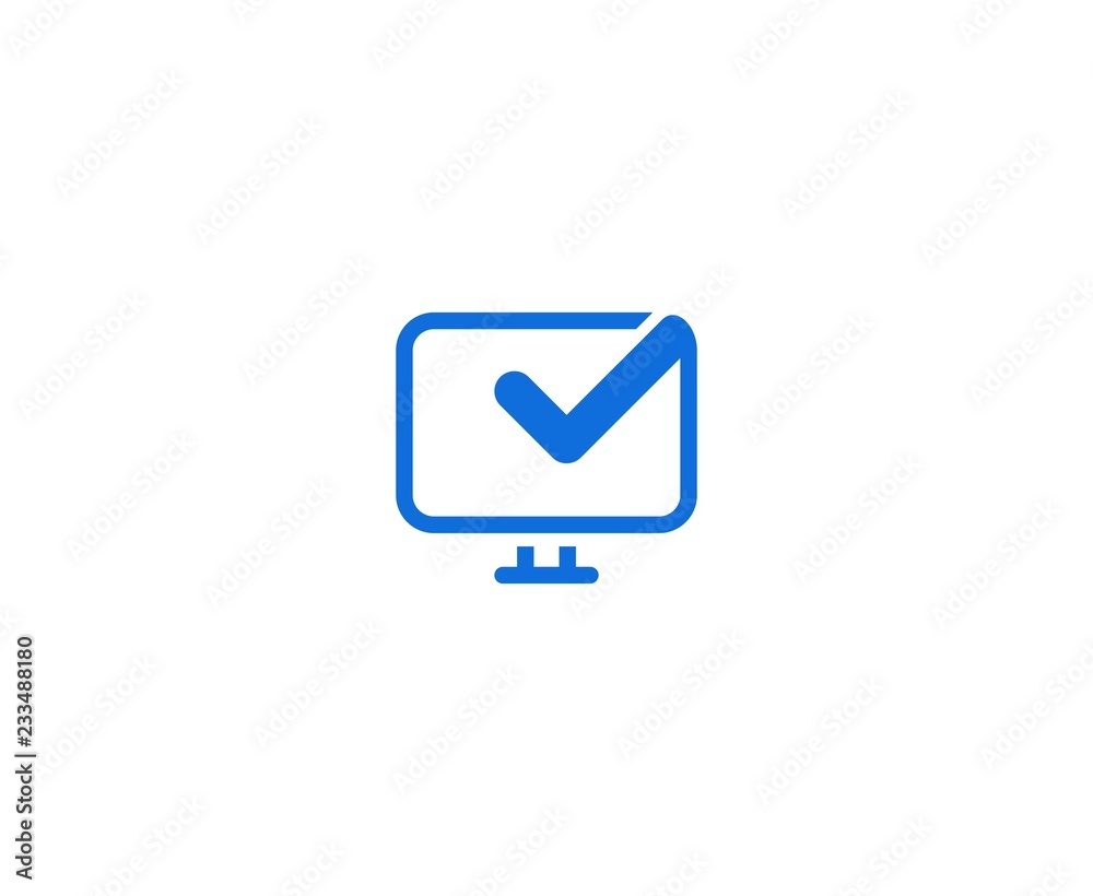 Computer logo Stock Vector | Adobe Stock