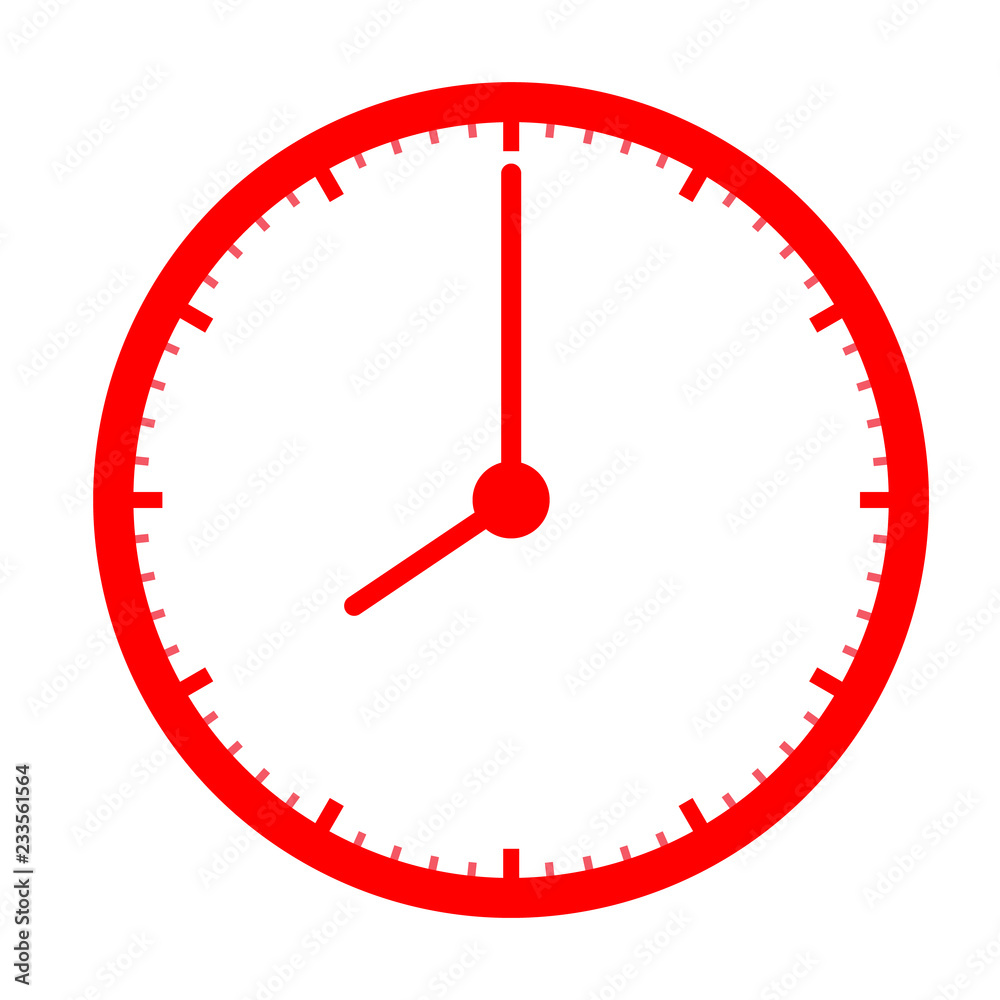 Red Time Icon