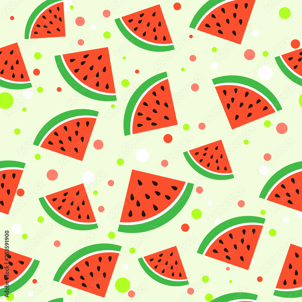 Watermelon Pattern Wallpaper