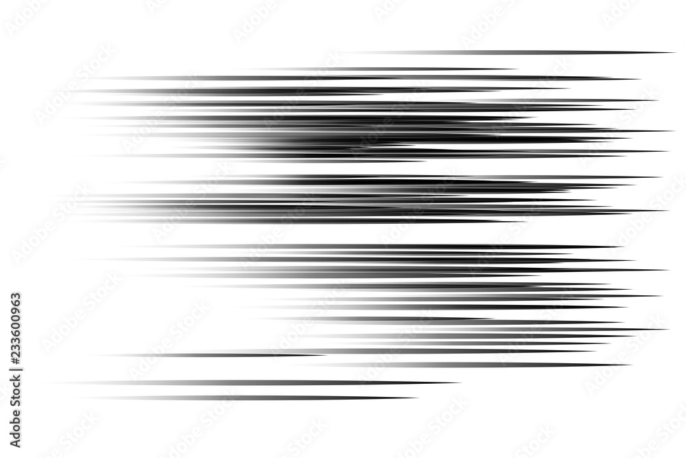Black speed lines Stock Vector | Adobe Stock