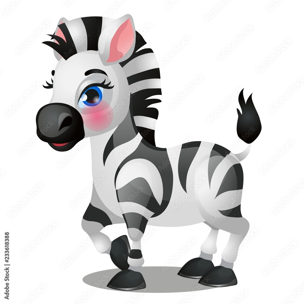 Animated Baby Zebra