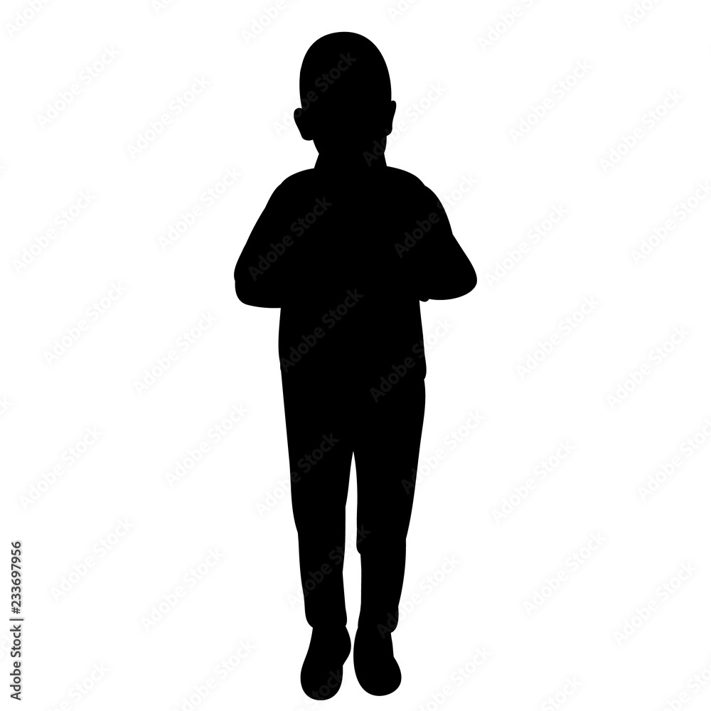 Child Standing Silhouette