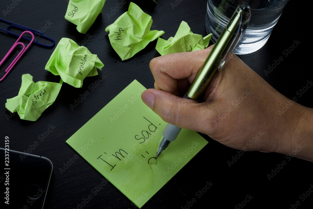 Dark Green Sticky Note
