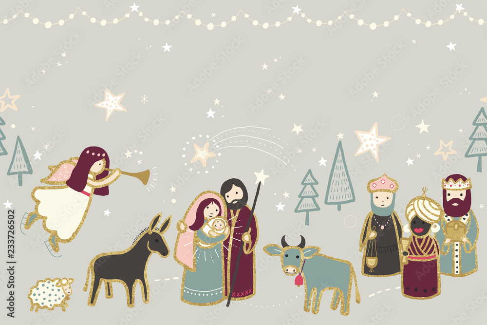 Nativity Border