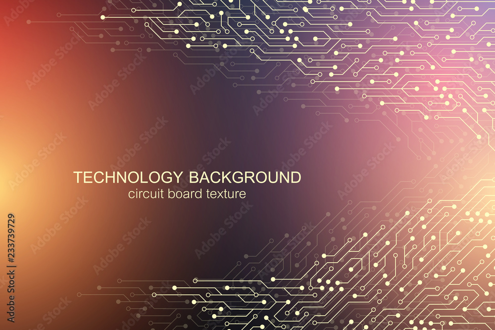 Computer motherboard vector background with circuit board electronic ...