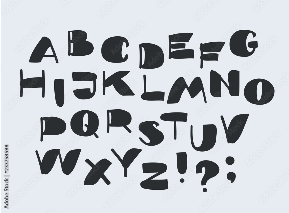 Fun Fonts Alphabet