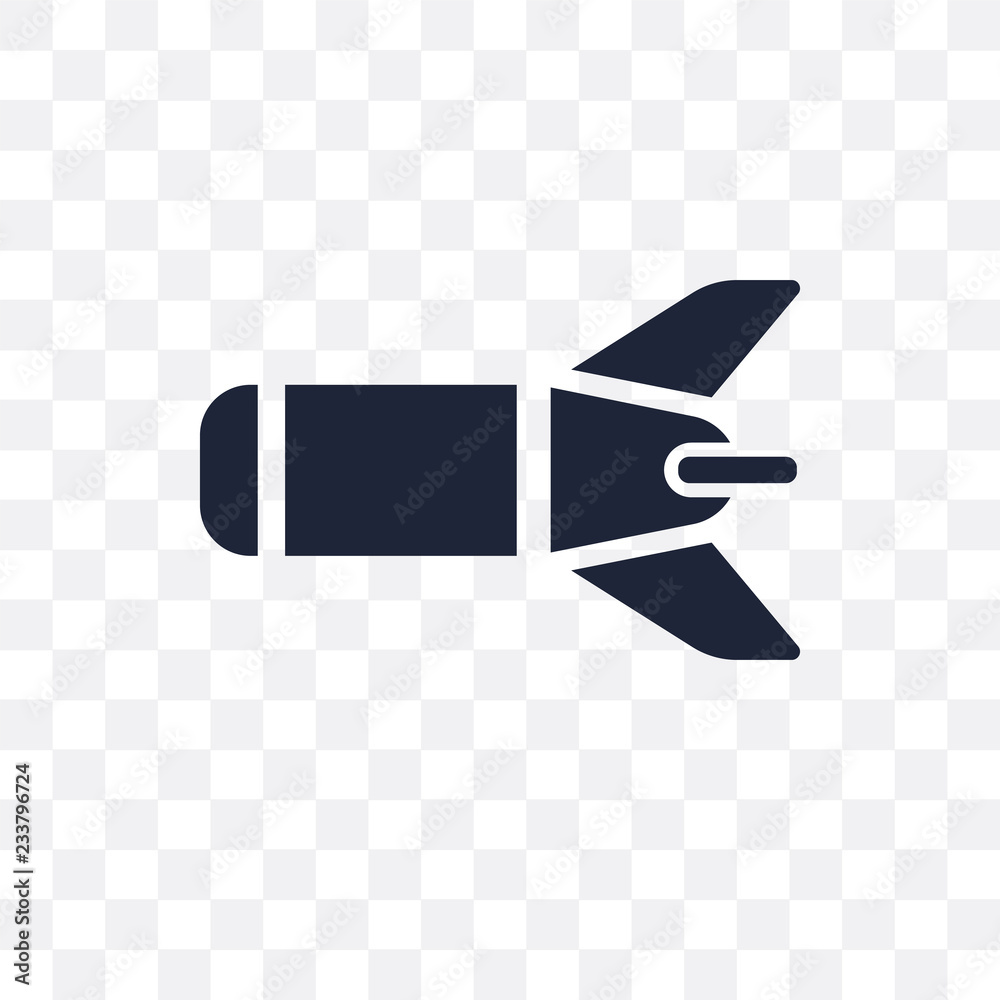 Torpedo transparent icon. Torpedo symbol design from Army collection ...